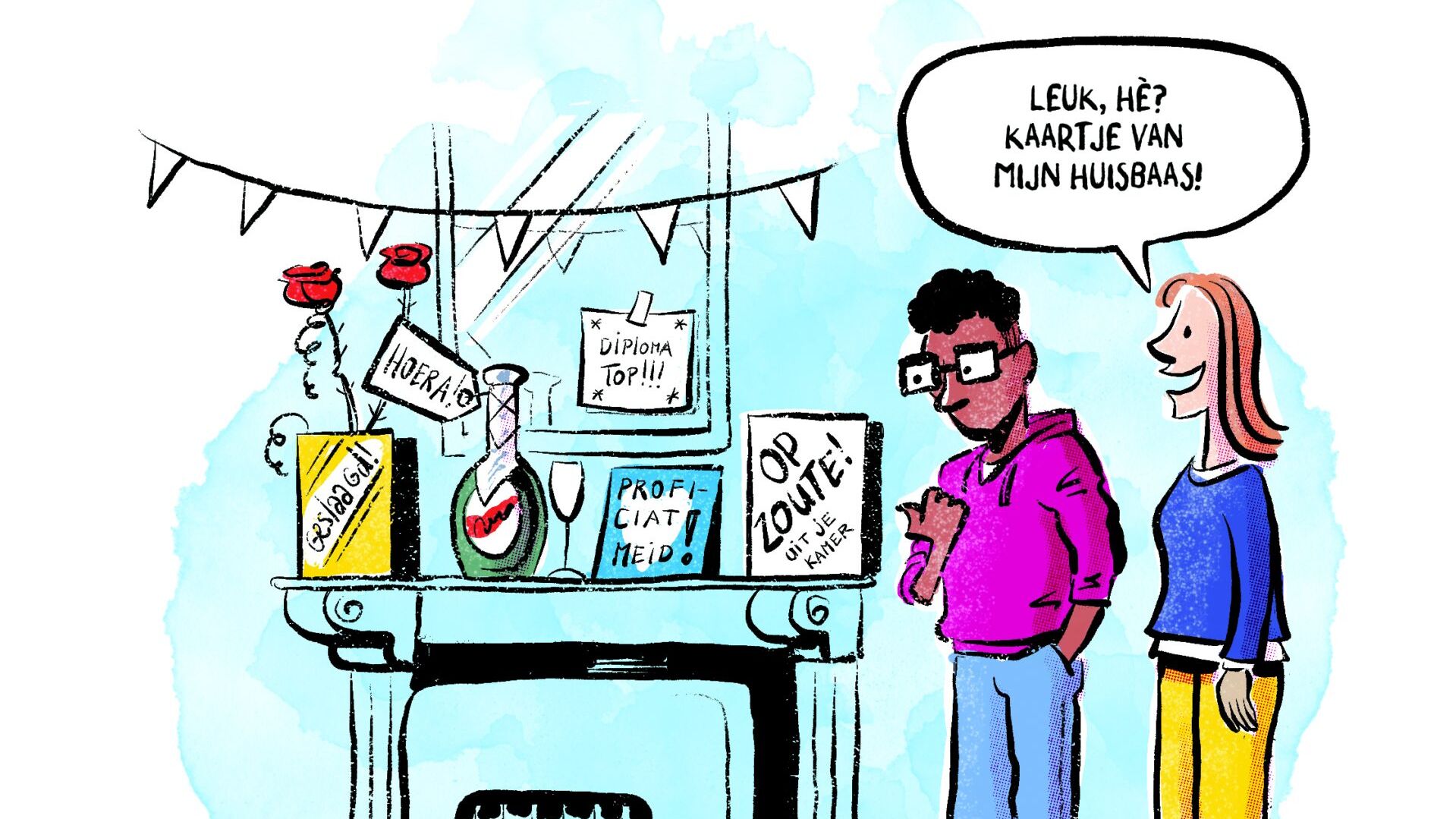 Sophie en Lisa dachten eindelijk een fijne kamer gevonden te hebben ...