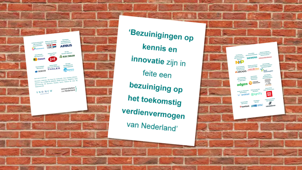 Open brief bedrijfsleven tegen bezuinigingen in het hoger onderwijs ... Open brief bedrijfsleven tegen bezuinigingen in het hoger onderwijs ...