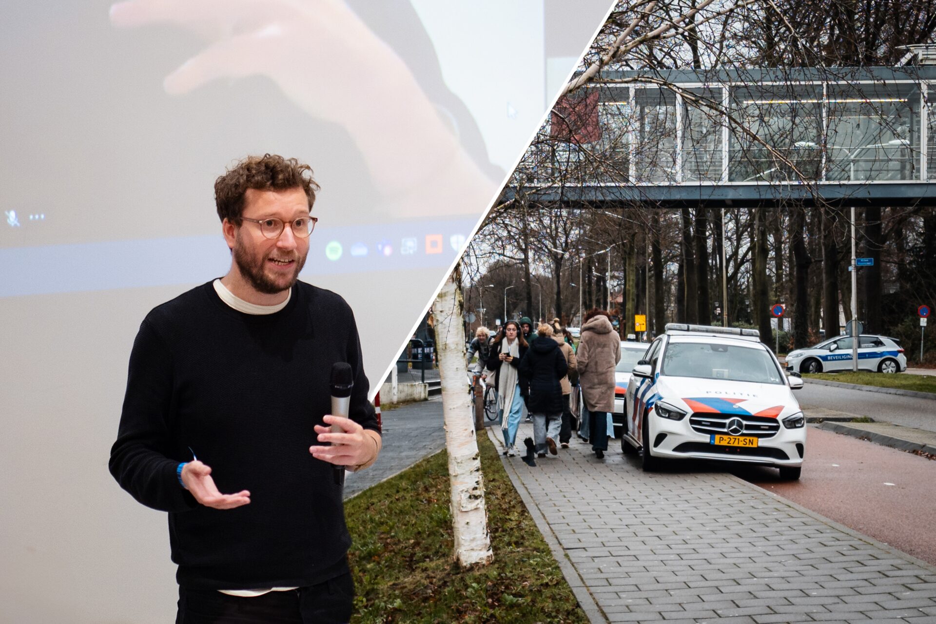 Opgepakte studenten en docent niet vervolgd voor vernielingen in ...